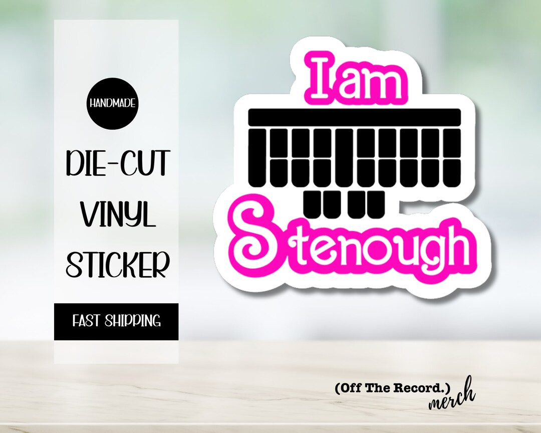 Court Reporter Sticker for Stenographer Gift for Steno Machine Court ...