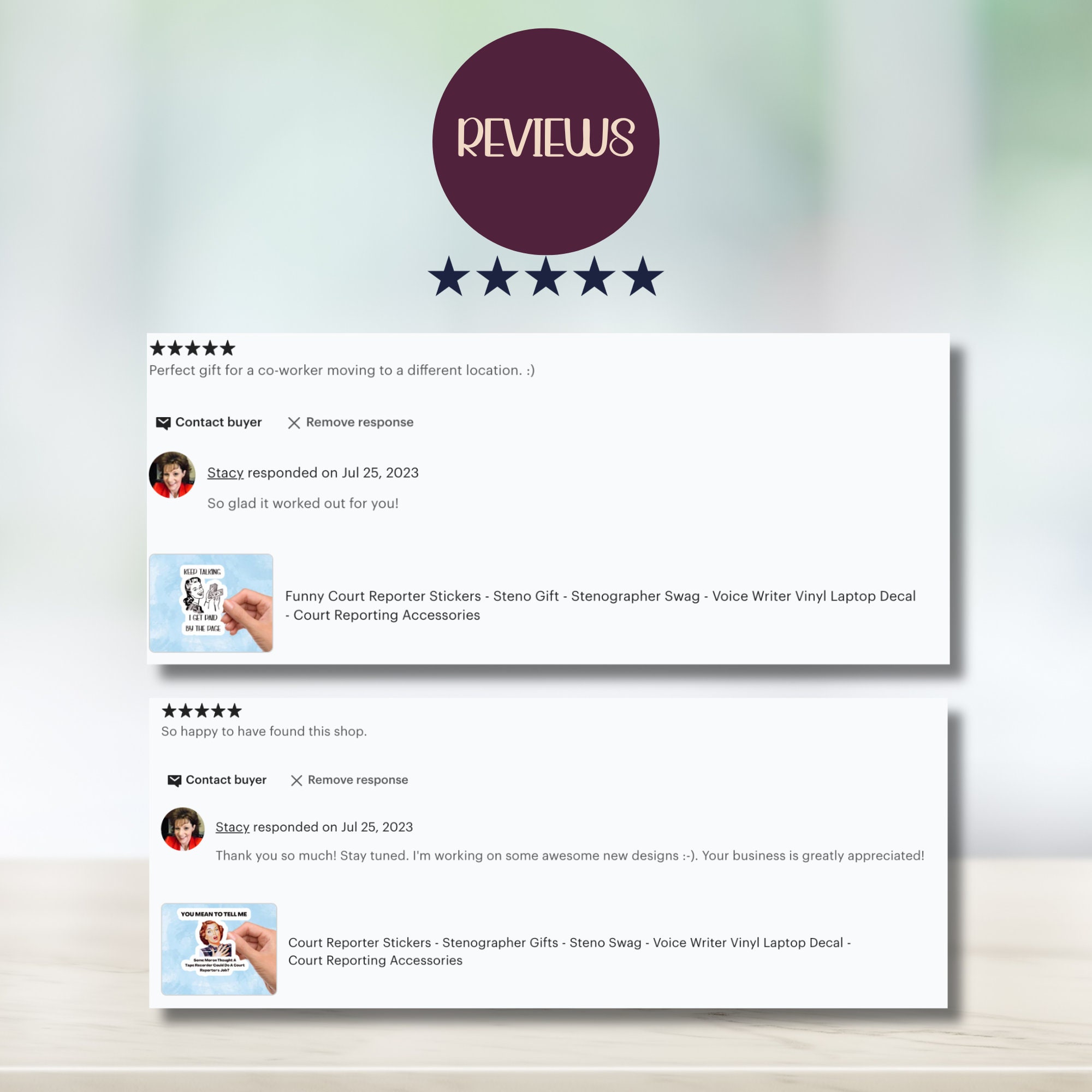 Court Reporter Stickers for Steno Machine Swag for Court Reporting ...