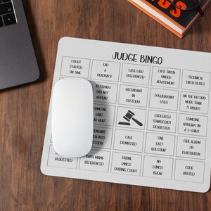Gift for Judge Mouse Pad for Criminal Court Judge Funny Christmas Gift ...