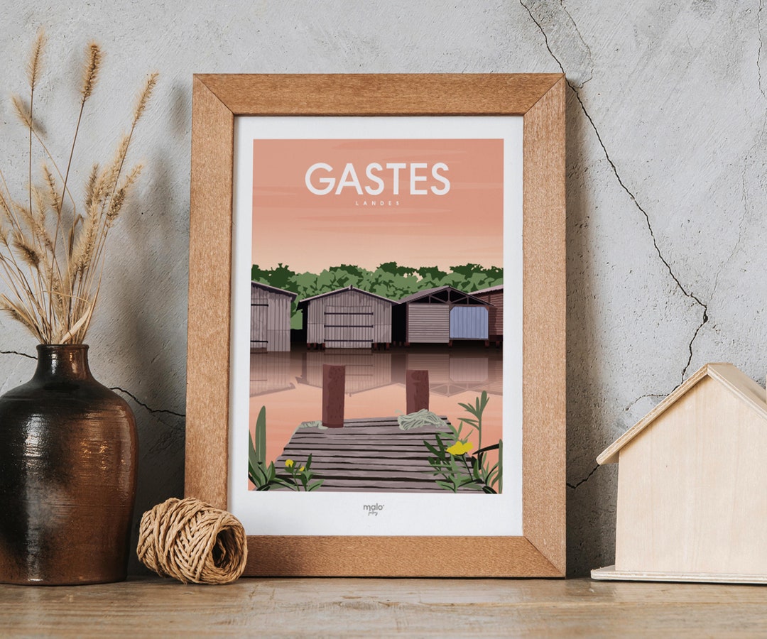 GASTES Poster the Port - Etsy