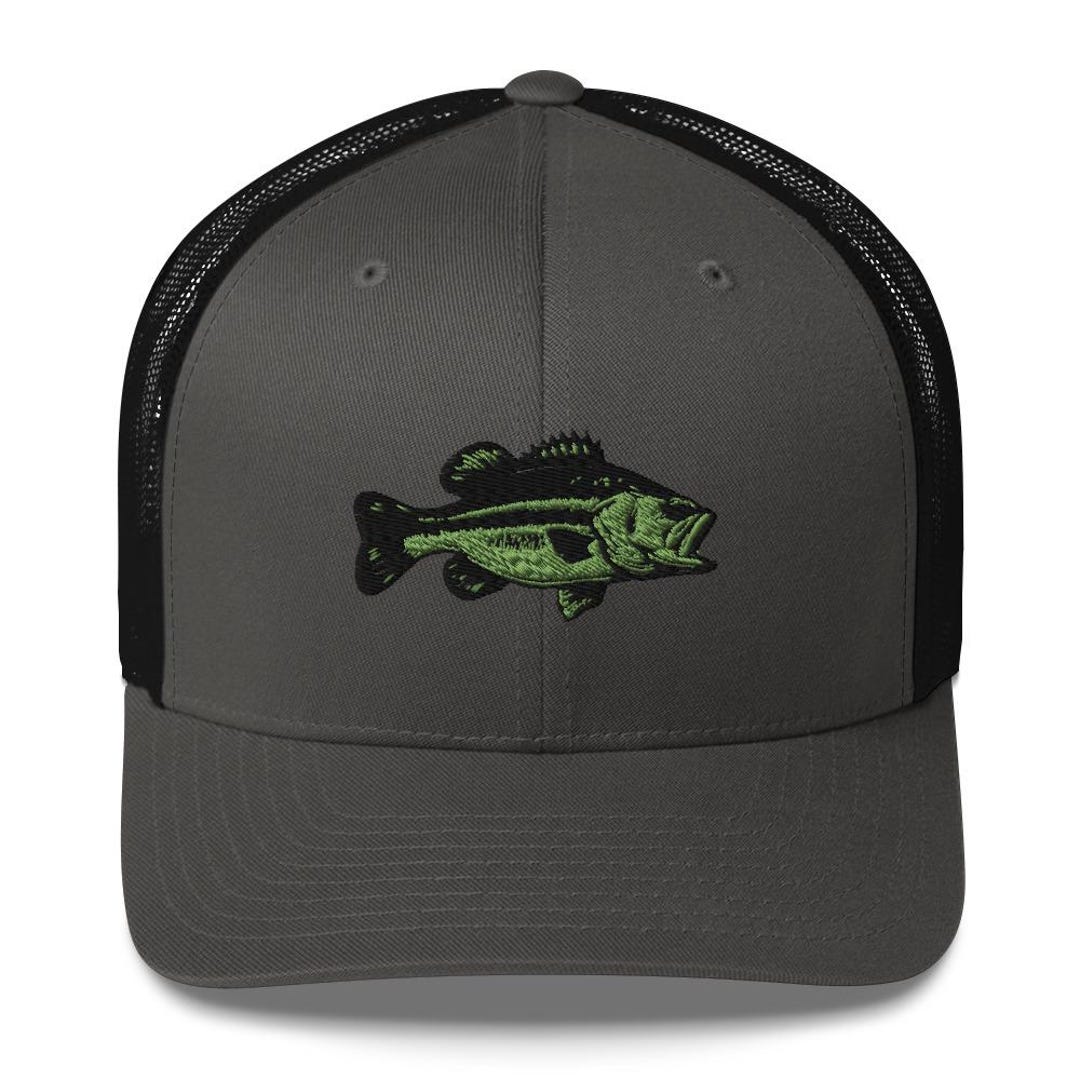 Large Mouth Bass Trucker Cap - Etsy