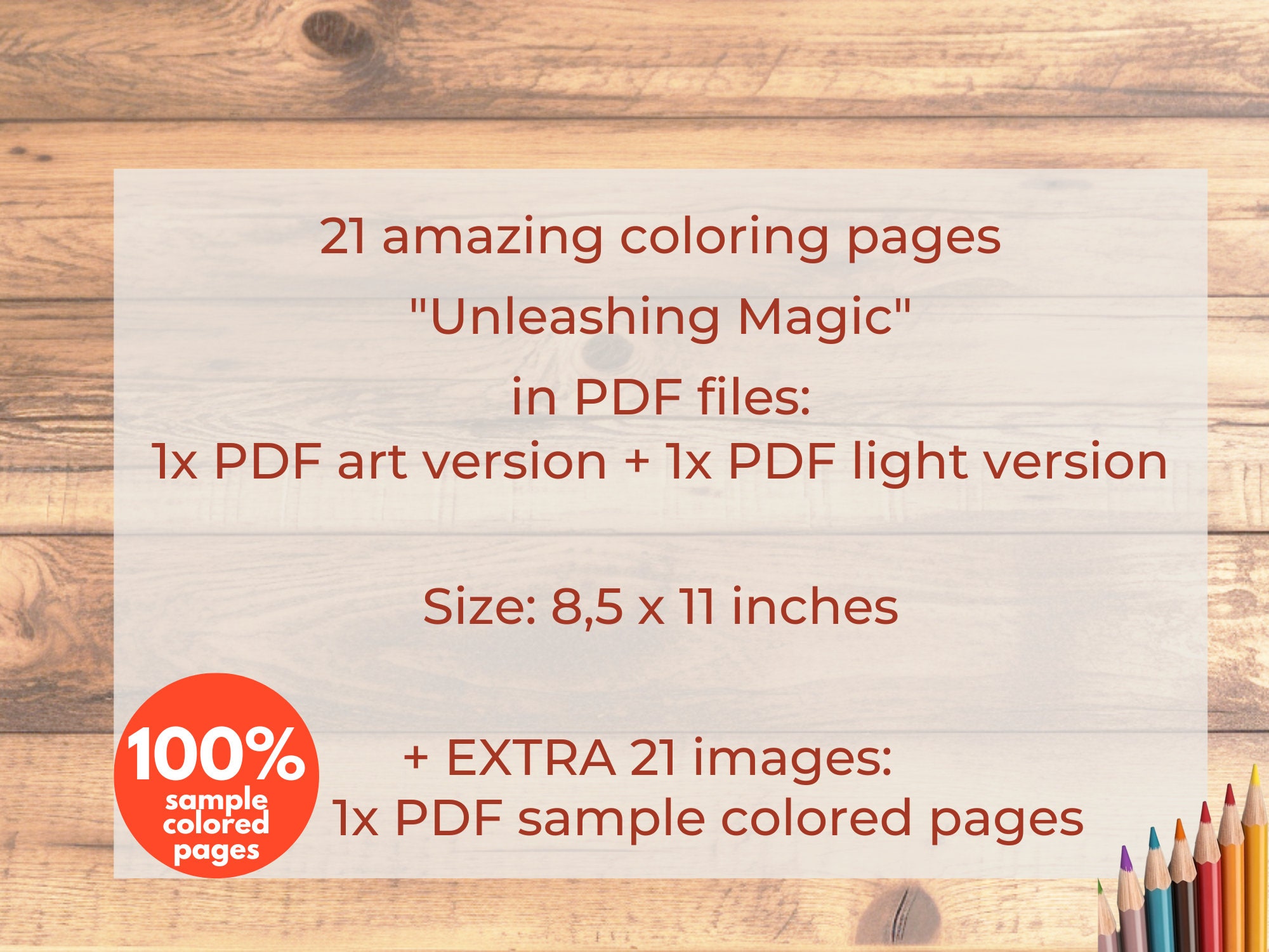 Unleashing Magic Coloring Book Printable Coloring Page for Adult ... Unleashing Magic Coloring Book Printable Coloring Page for Adult ...