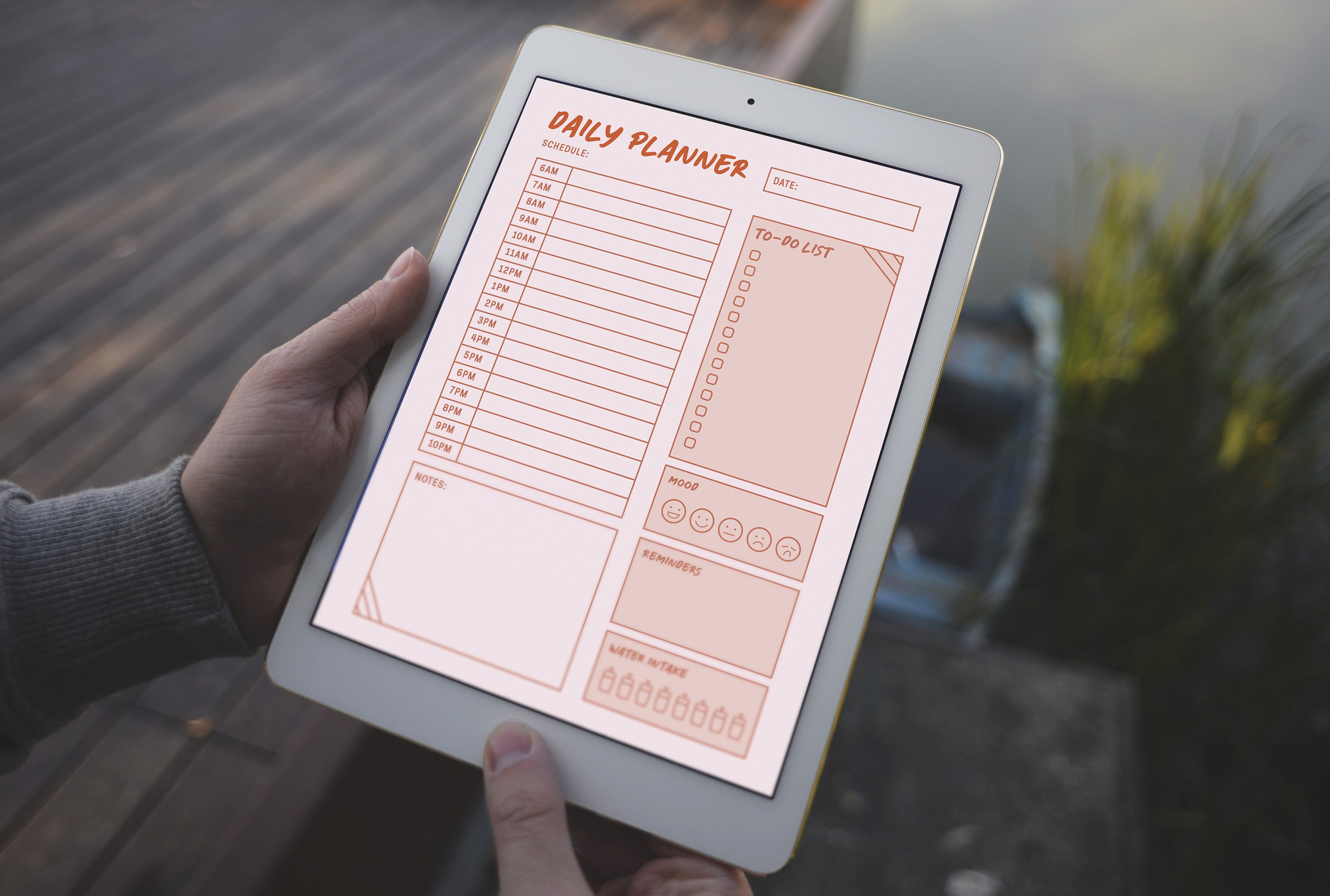 Undated Goodnotes Planner, Daily Digital Planner, Goodnotes Template ...