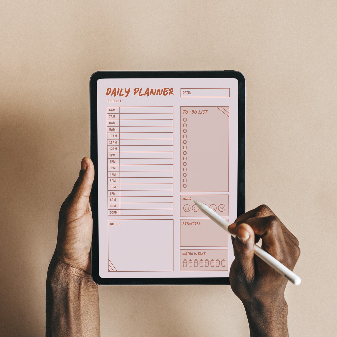 Undated Goodnotes Planner, Daily Digital Planner, Goodnotes Template ...