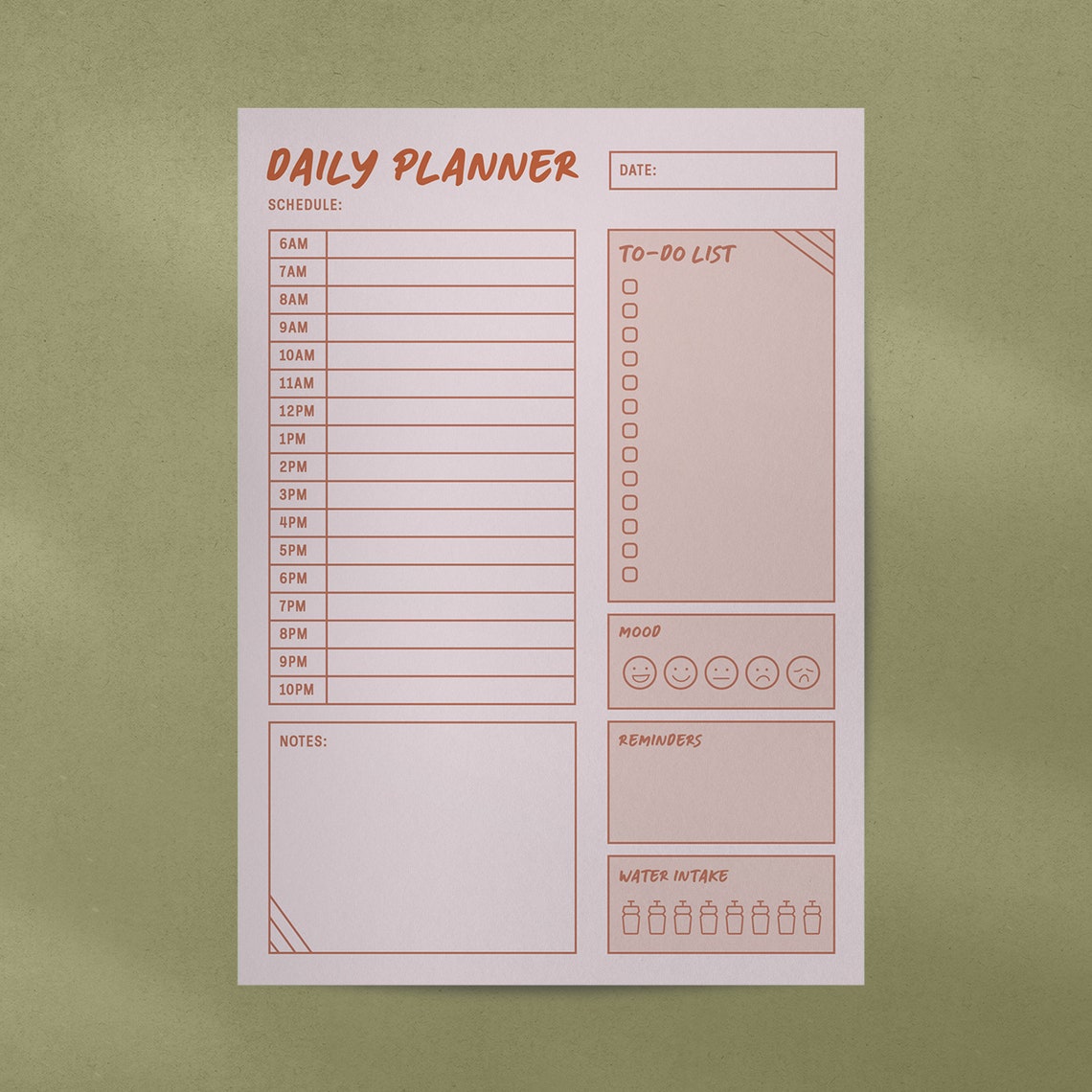 Undated Goodnotes Planner, Daily Digital Planner, Goodnotes Template ...