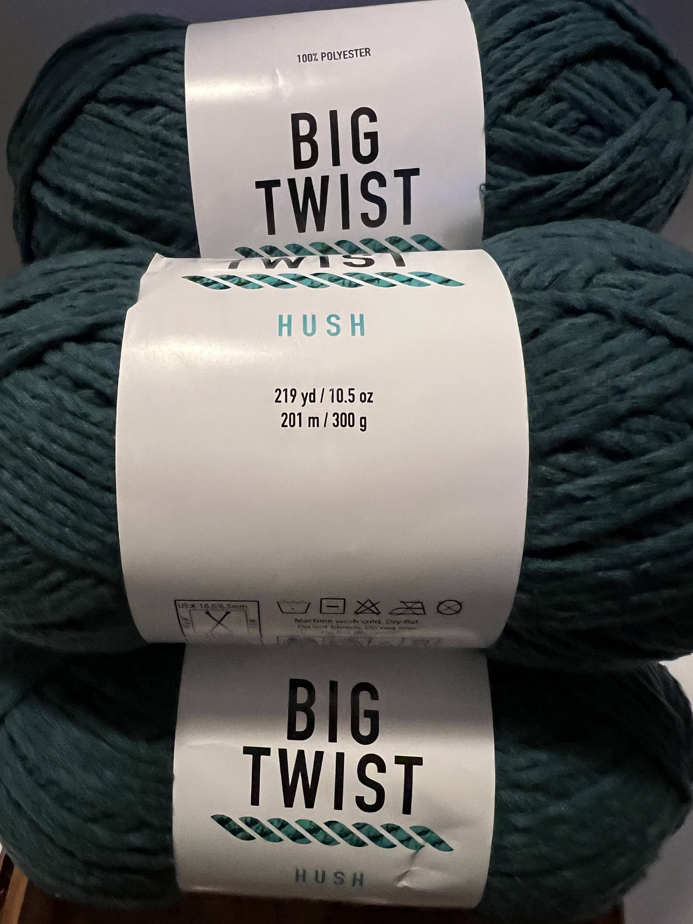 Big Twist Hush Color Evergreen - Etsy