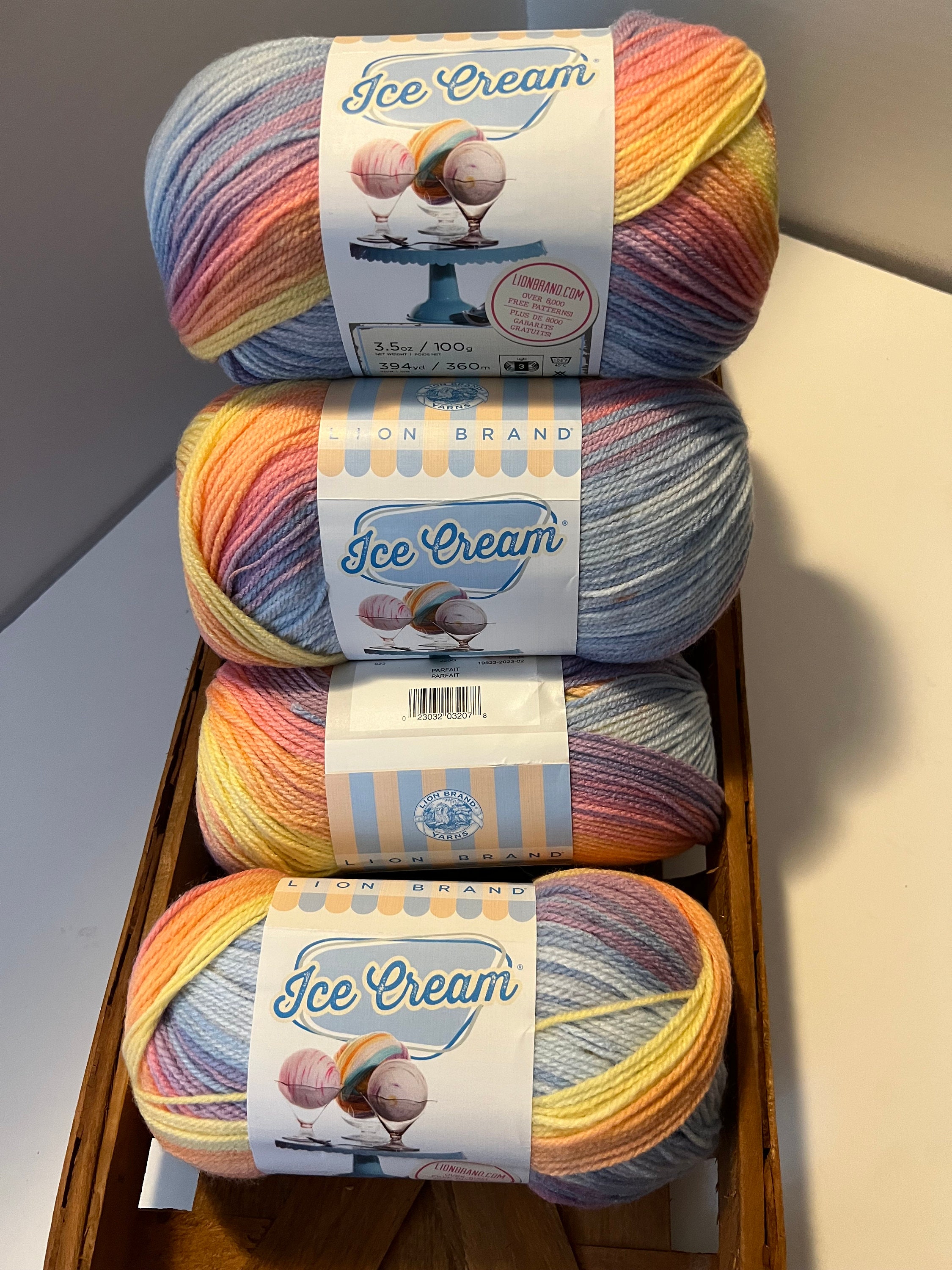 Lion Brand Ice Cream Color Parfait - Etsy