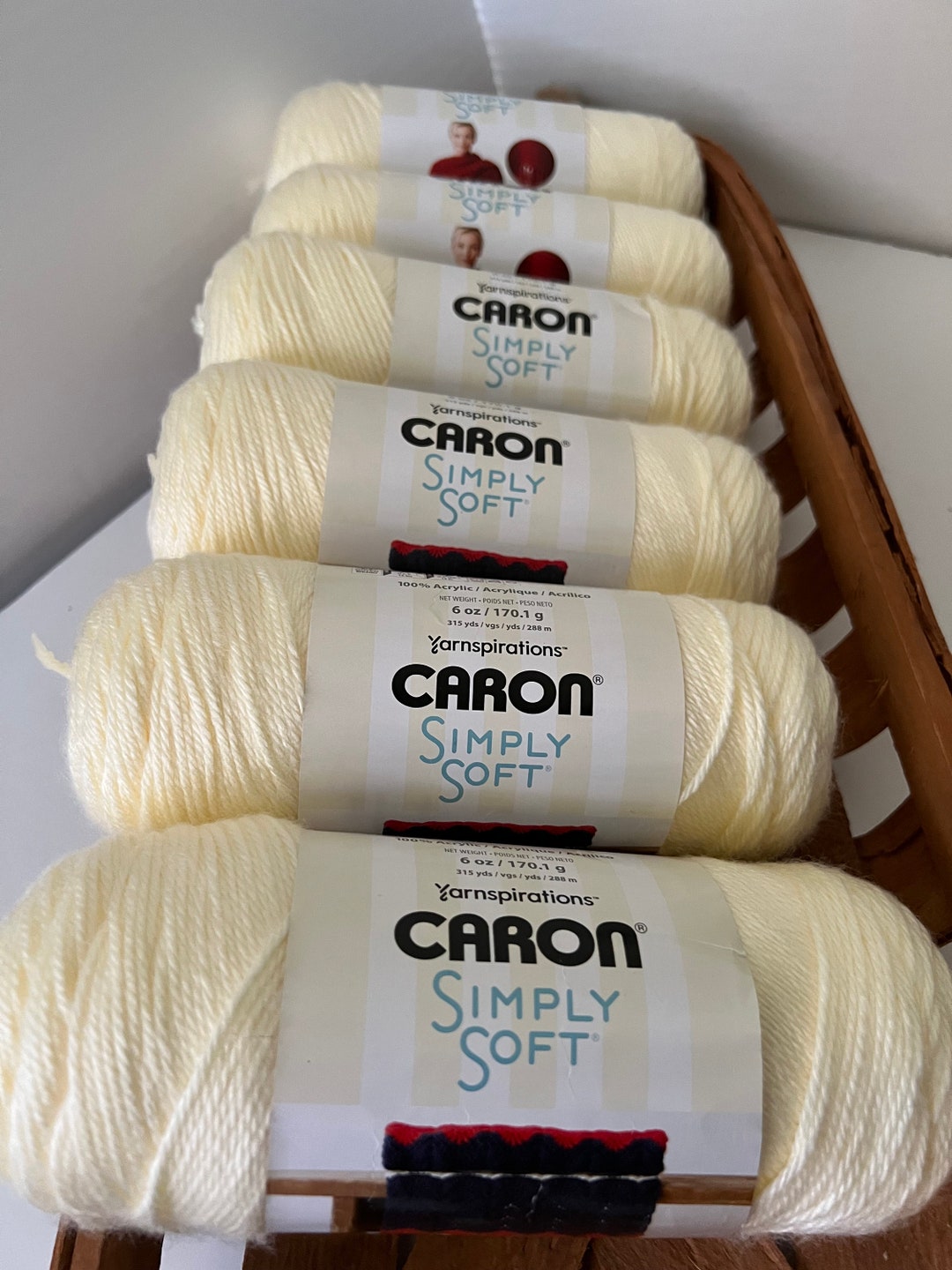 Yarnspirations Caron Simply Soft Color off White - Etsy