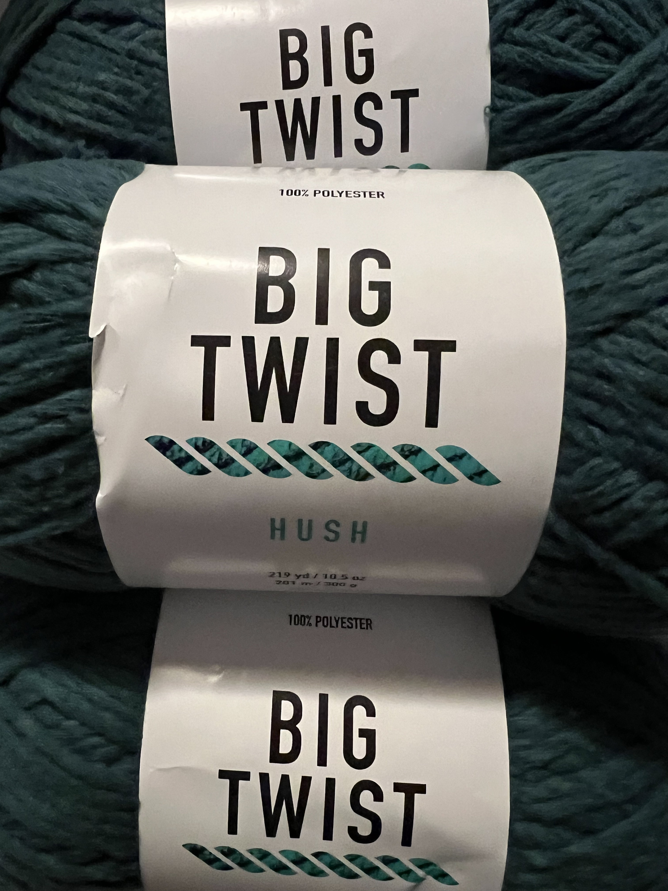 Big Twist Hush Color Evergreen - Etsy