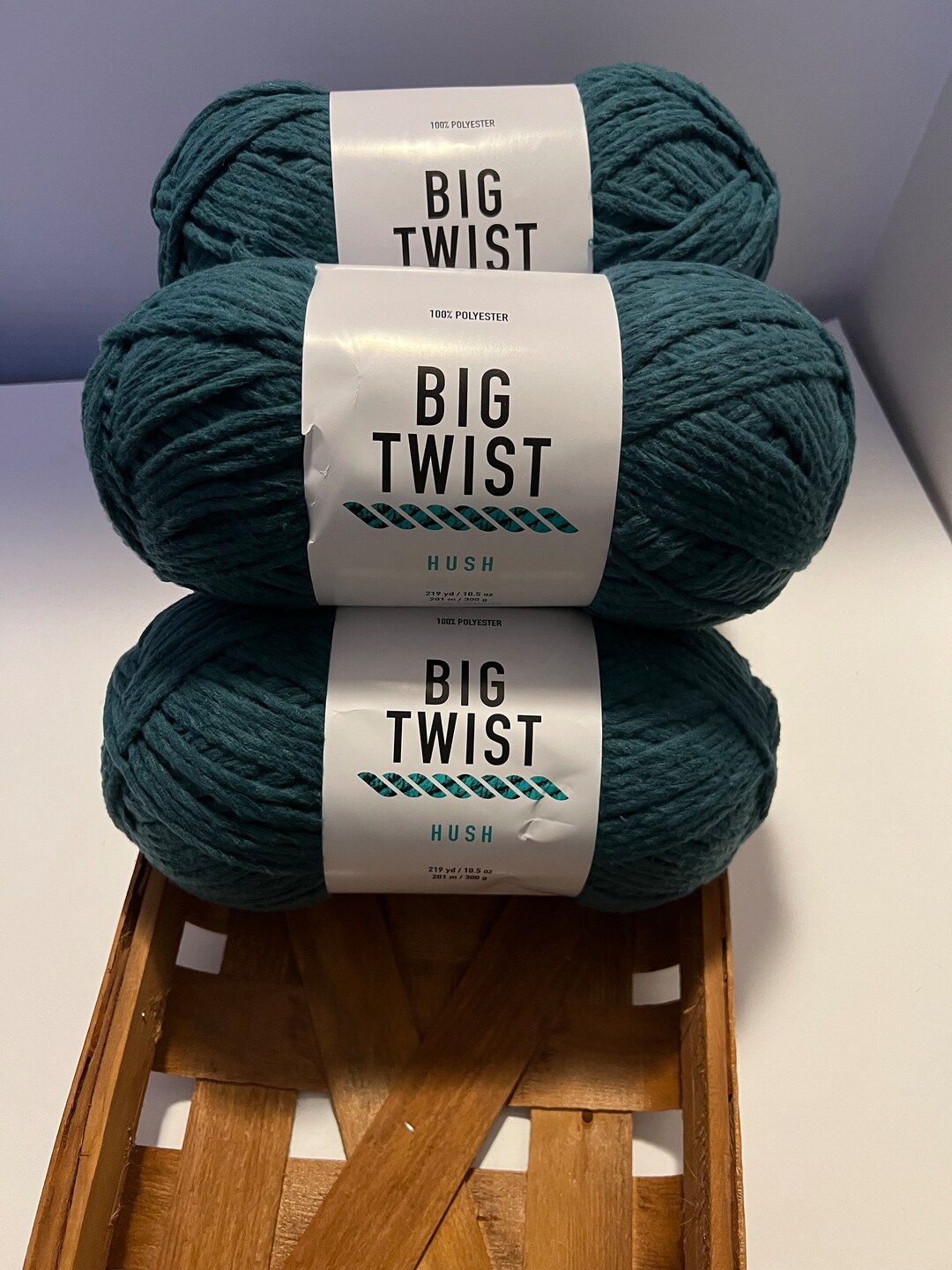 Big Twist Hush Color Evergreen - Etsy