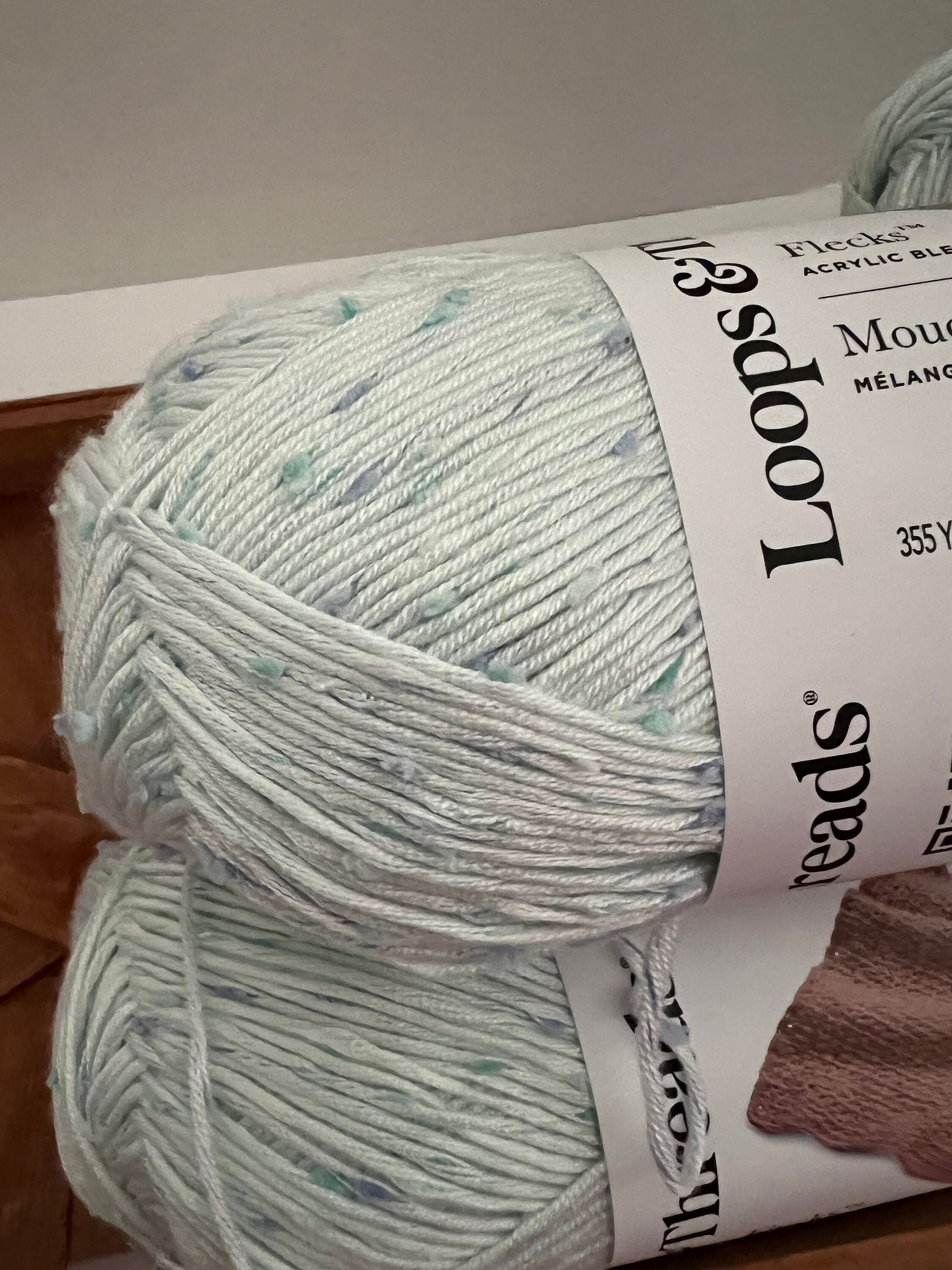 Loops & Thread Flecks Color Powder Blue - Etsy