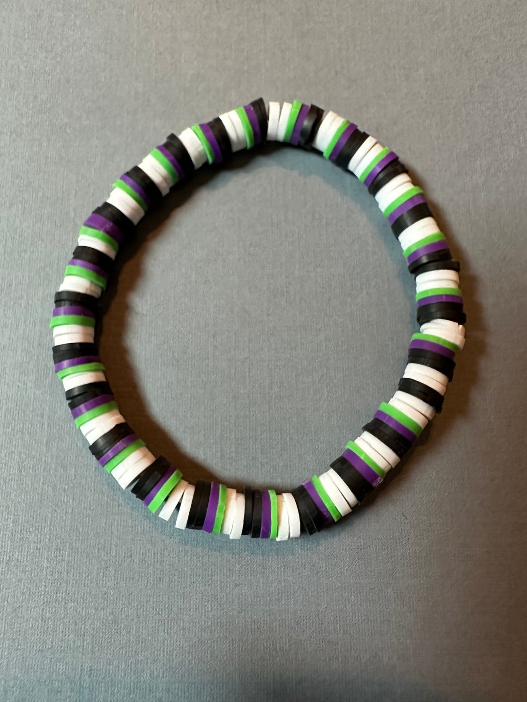 It’s Showtime! Beetlejuice Inspired Clay Bracelet - Etsy