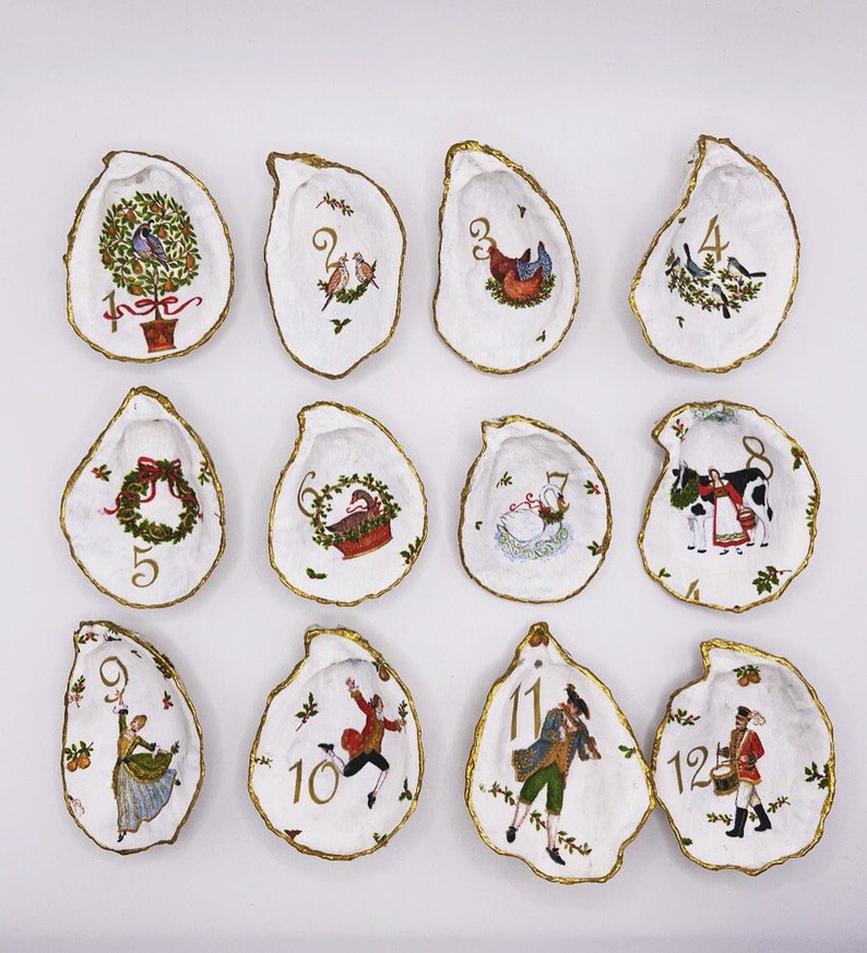 12 Days of Christmas Shells - Etsy
