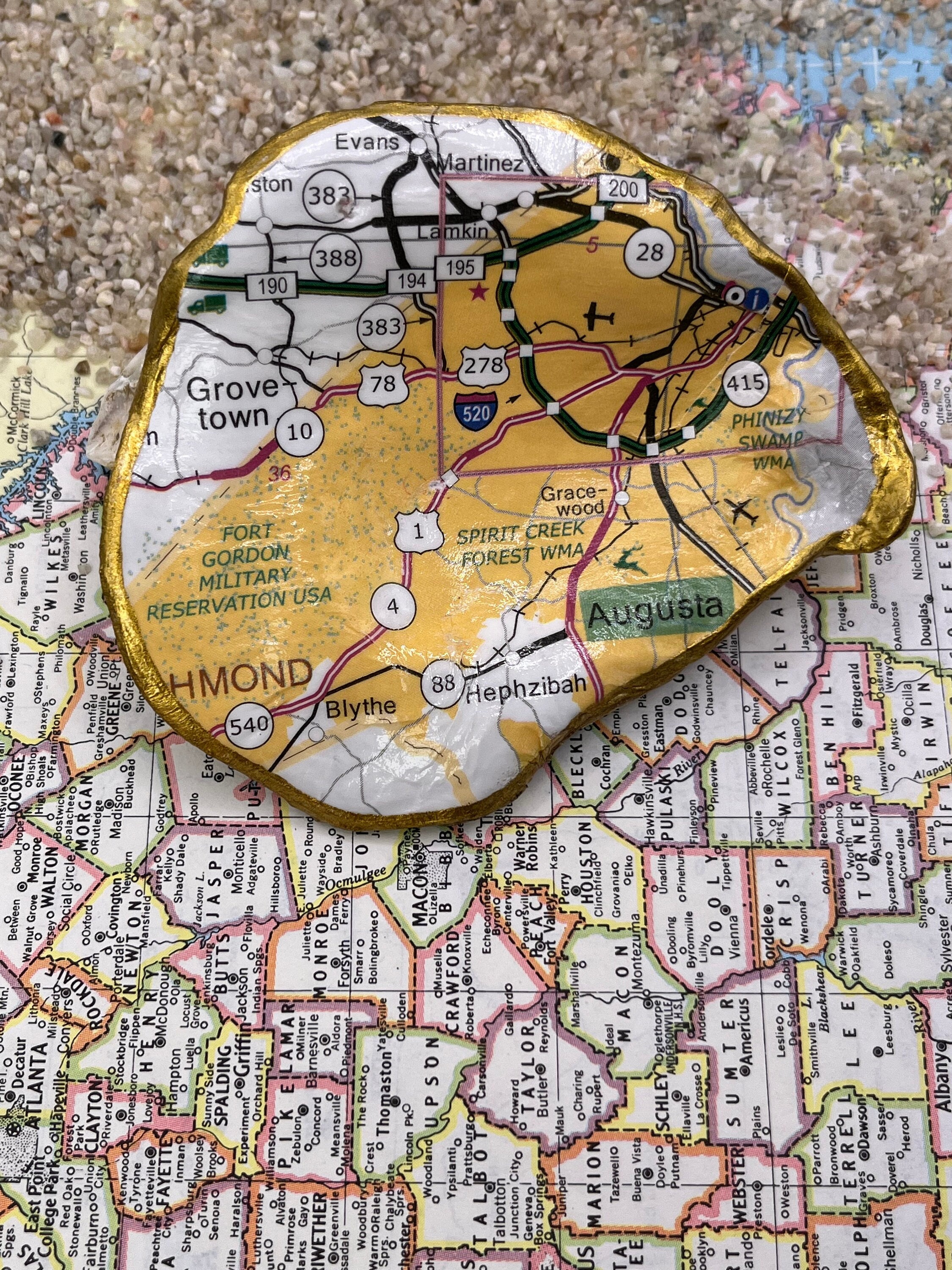 MAP SHELL - Etsy
