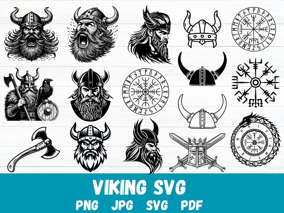 Viking Svg,celtic and Viking Svg Bundle,viking Warrior Svg,viking ...