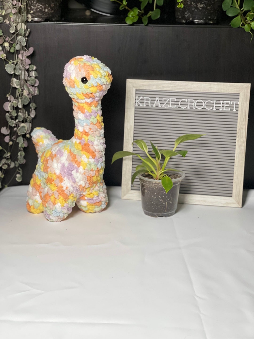 Handmade Crochet Brontosaurus Crochet Brontosaurus Handmade ...