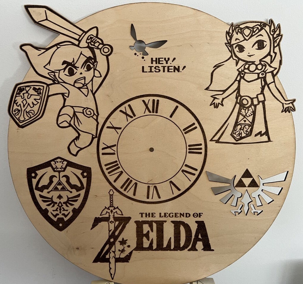 Legend of Zelda Clock Digital Download - Etsy