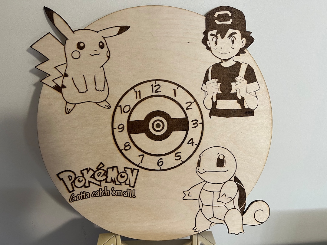 Pokemon Clock Digital Download - Etsy