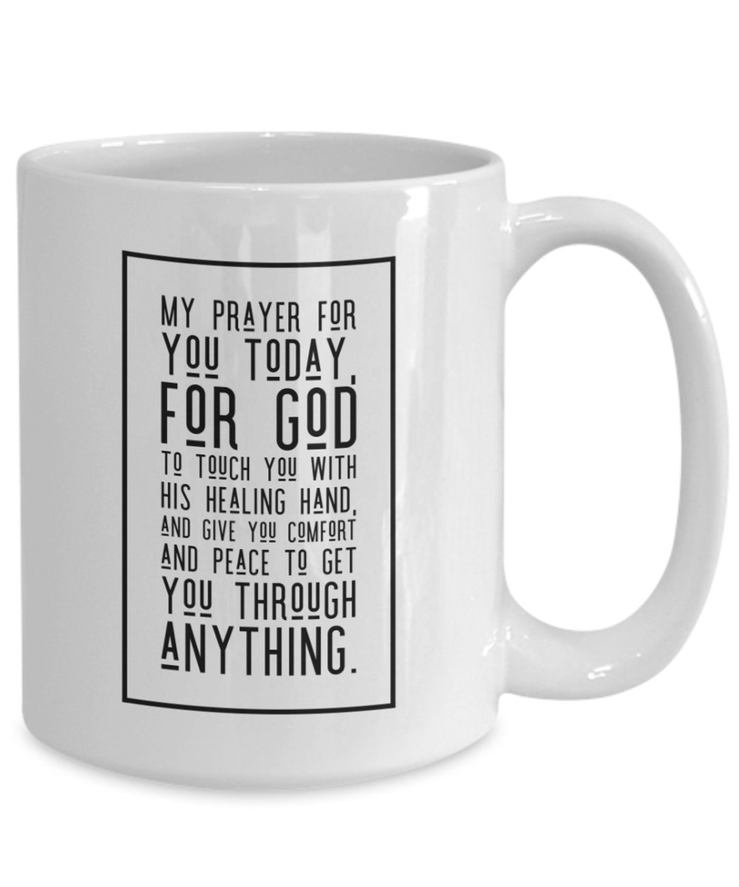 Prayer Coffee Mug, Inspirational Prayer, Healing Prayer - Etsy