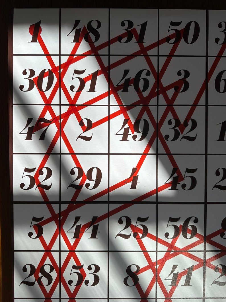 Magic Tour Chess Print (1847 Beverley Edition) - Etsy