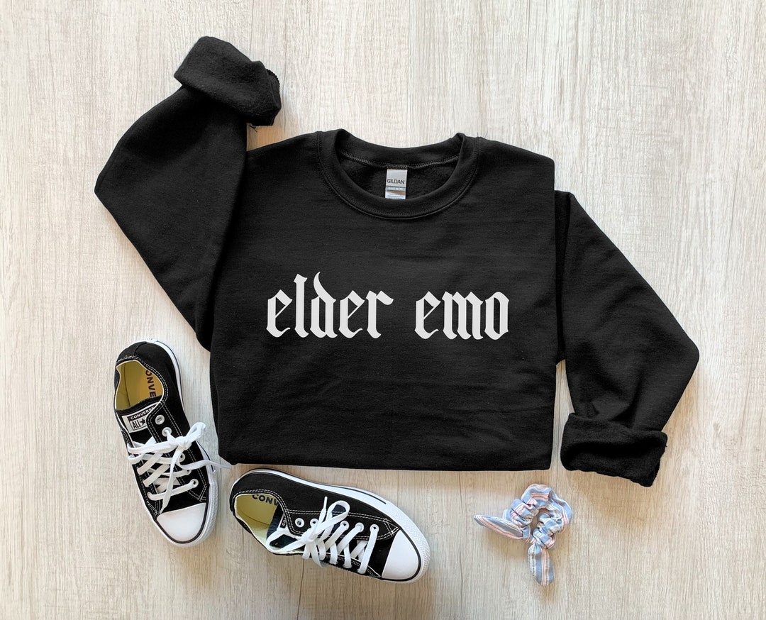 Elder Emo Sweater, Elder Emo Shirt, Emo Clothes, Emo Hoodie, Not A ...