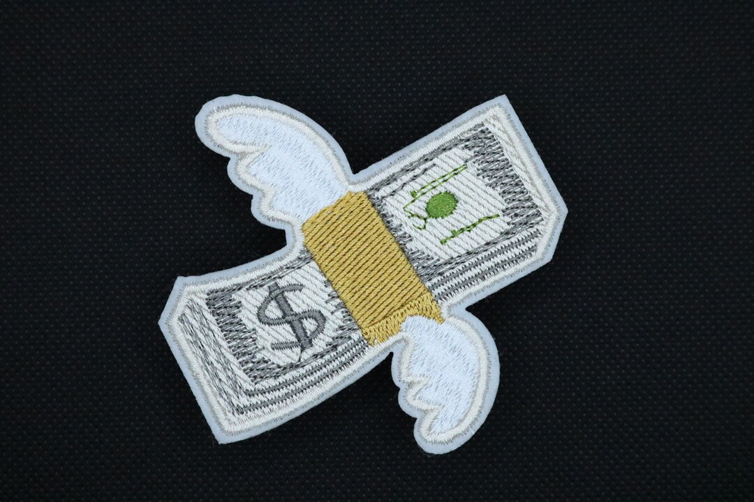 Flying Cash Patch Money Patch Iron on Patch Sew on Patch - Etsy
