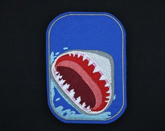 Shark Patches Iron on Patches Shark Iron on Patch Patches for - Etsy