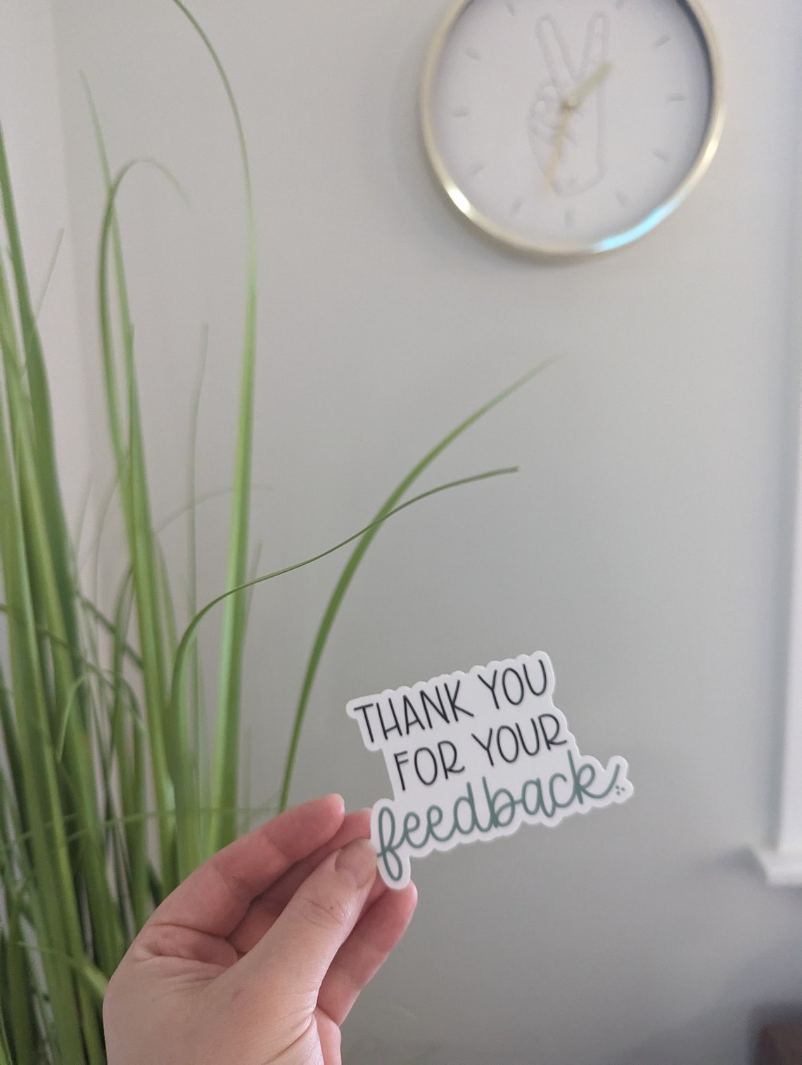 Thank You for Your Feedback Sticker - Etsy
