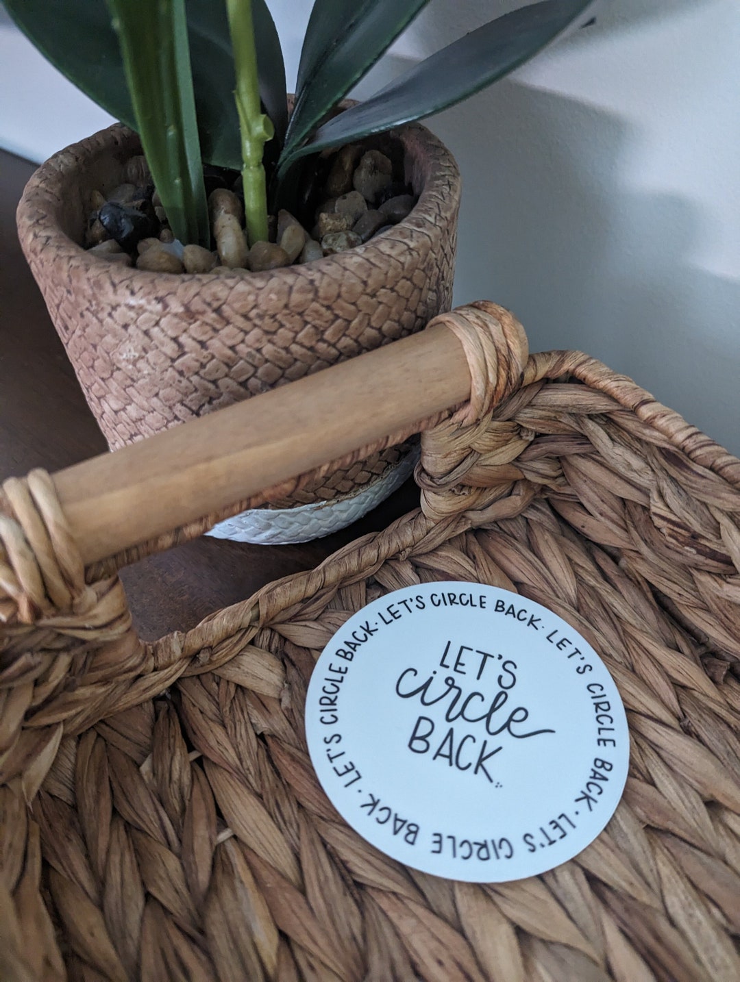 Let's Circle Back Sticker: Witty Work Saying, 3" Vinyl - Etsy