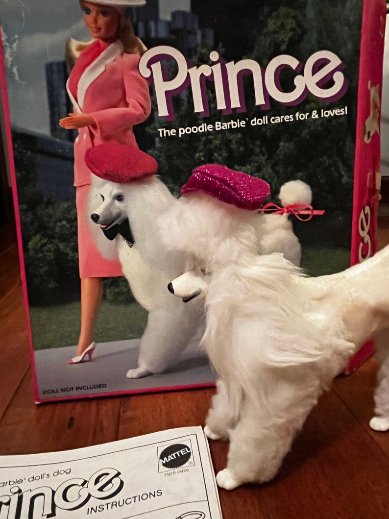 Vintage 1984 Barbie Dog Prince the Poodle With BOX! - Etsy