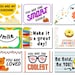 Lunch Box Notes for Kids, Kindness Cards, Back to School Notes, Lunch ...