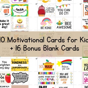 Lunch Box Notes for Kids, Kindness Cards, Back to School Notes, Lunch ...