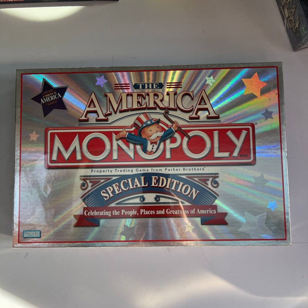 Vintage Monopoly the America Special Edition Board Game Hasbro Usaopoly ...