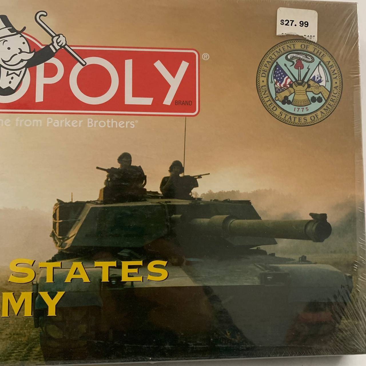 Vintage Monopoly United States Army Edition 2002 Hasbro Board Game ...