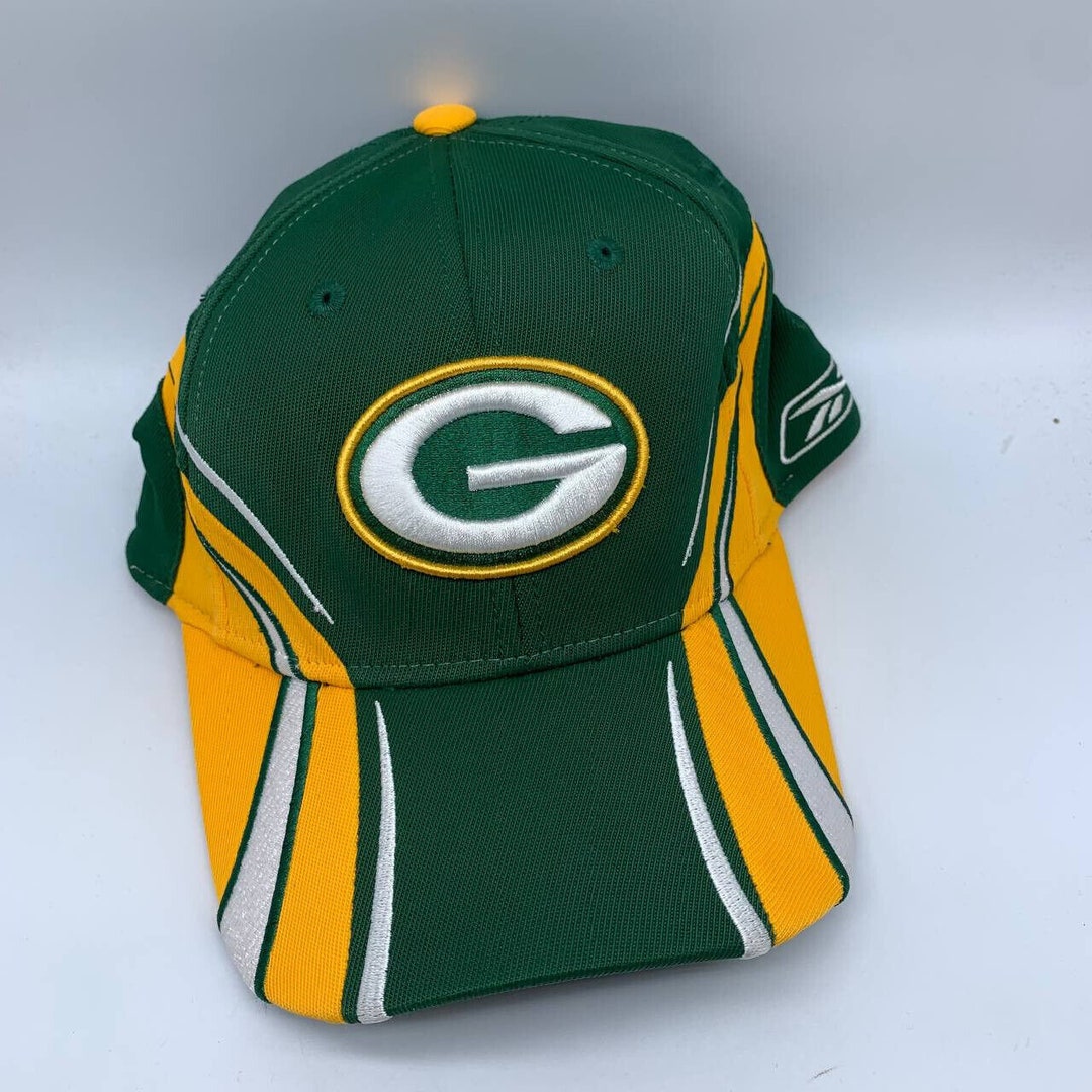 Vintage Green Bay Packers M/L NFL Reebok Hat Stretch Cap Mens - Etsy