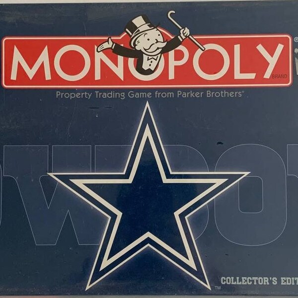 Cowboys Monopoly - Etsy