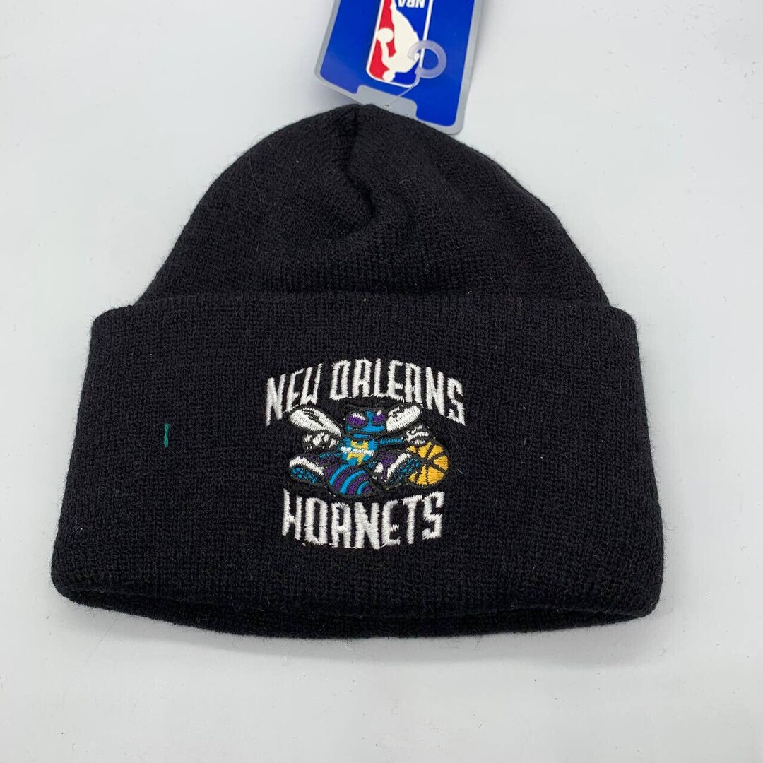 Vintage Cuffed New Orleans Hornets NBA Hat Black Beanie Cap New Men - Etsy