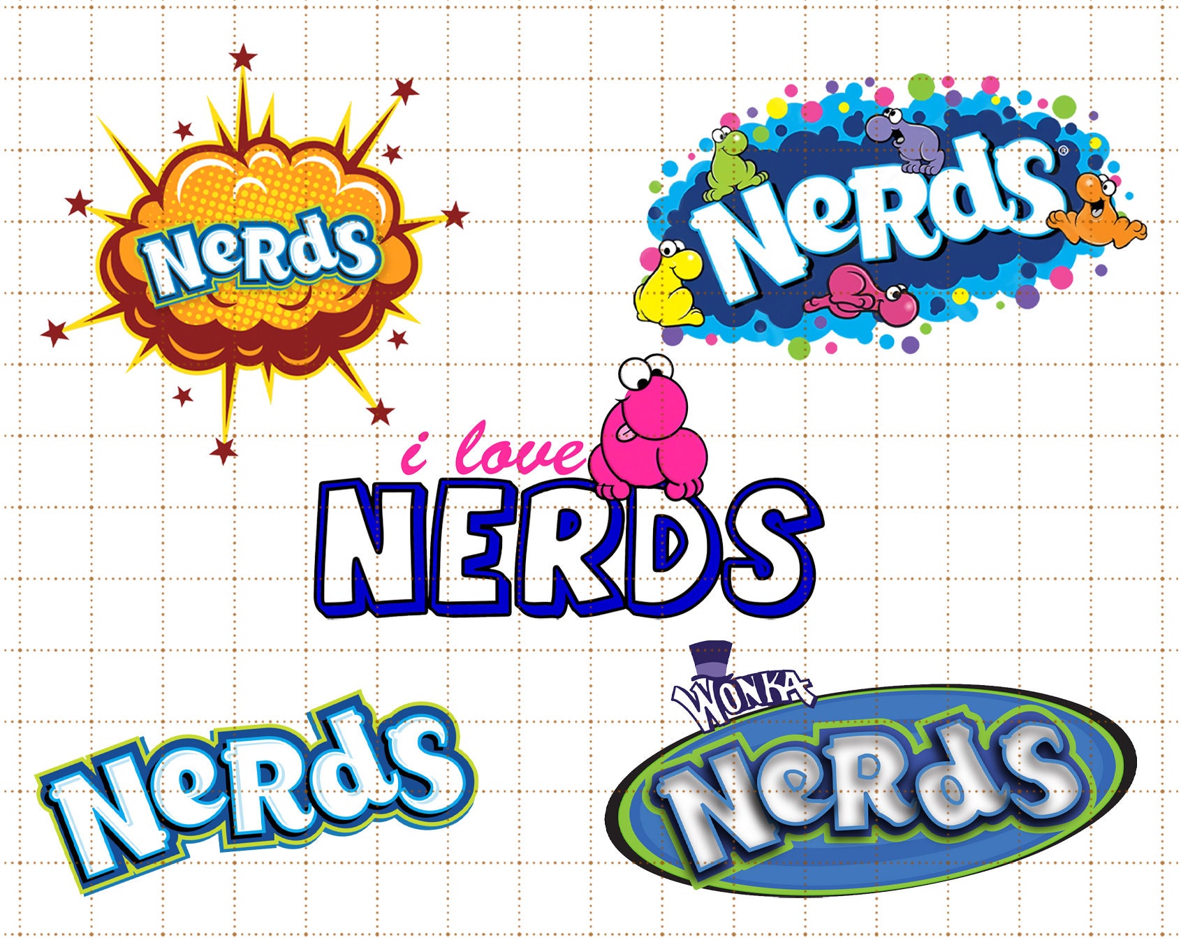 Nerds Candy Swe Animals With Nerd Glass