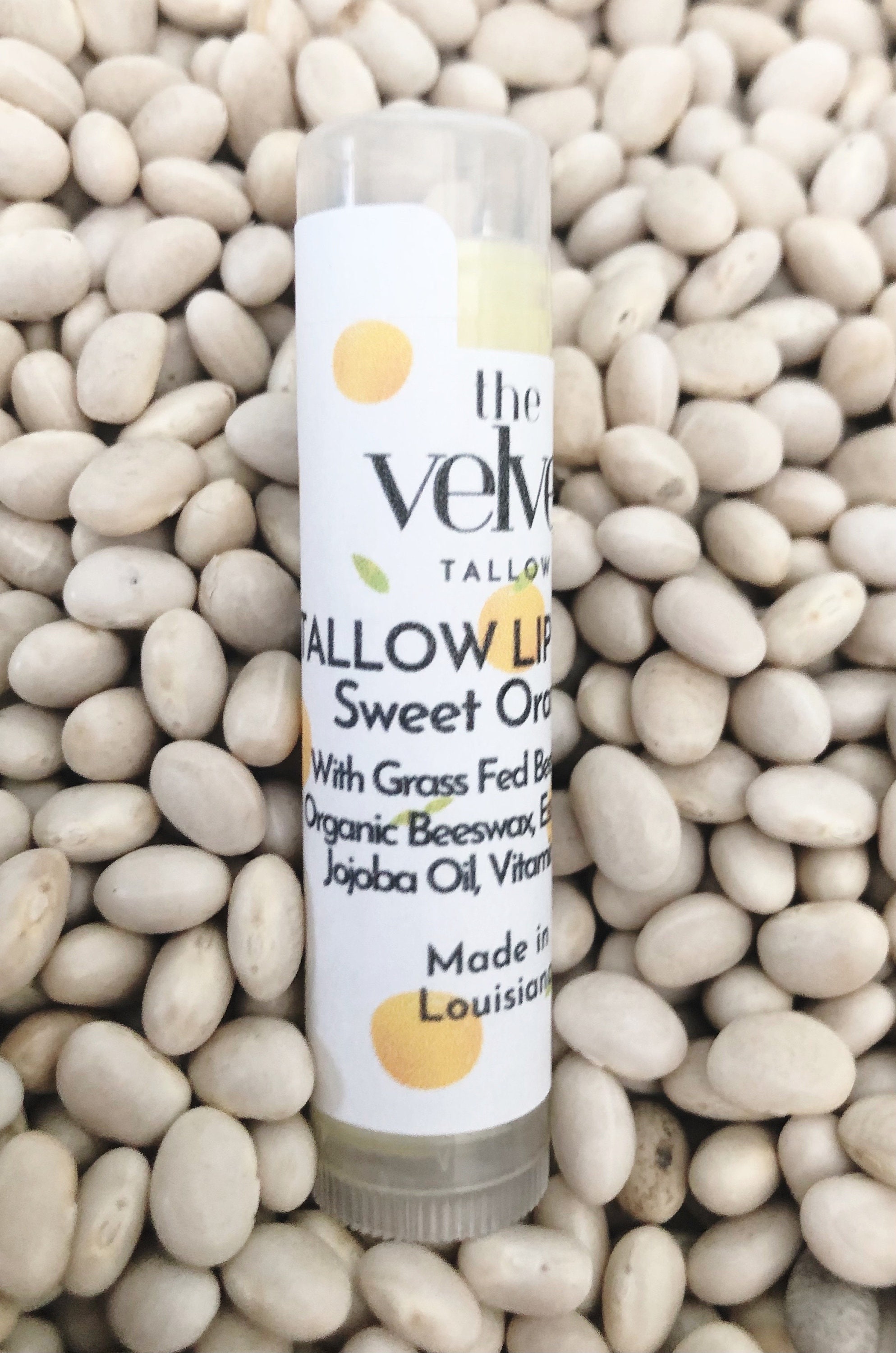 CARNIVORE Tallow Lip Balm, Sweet Orange EO, Made From Luxurious Beef ...