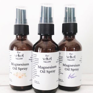 Magnesium Oil Spray, 2oz 4oz, Glass Spray Bottle, Transdermal Magnesium ...