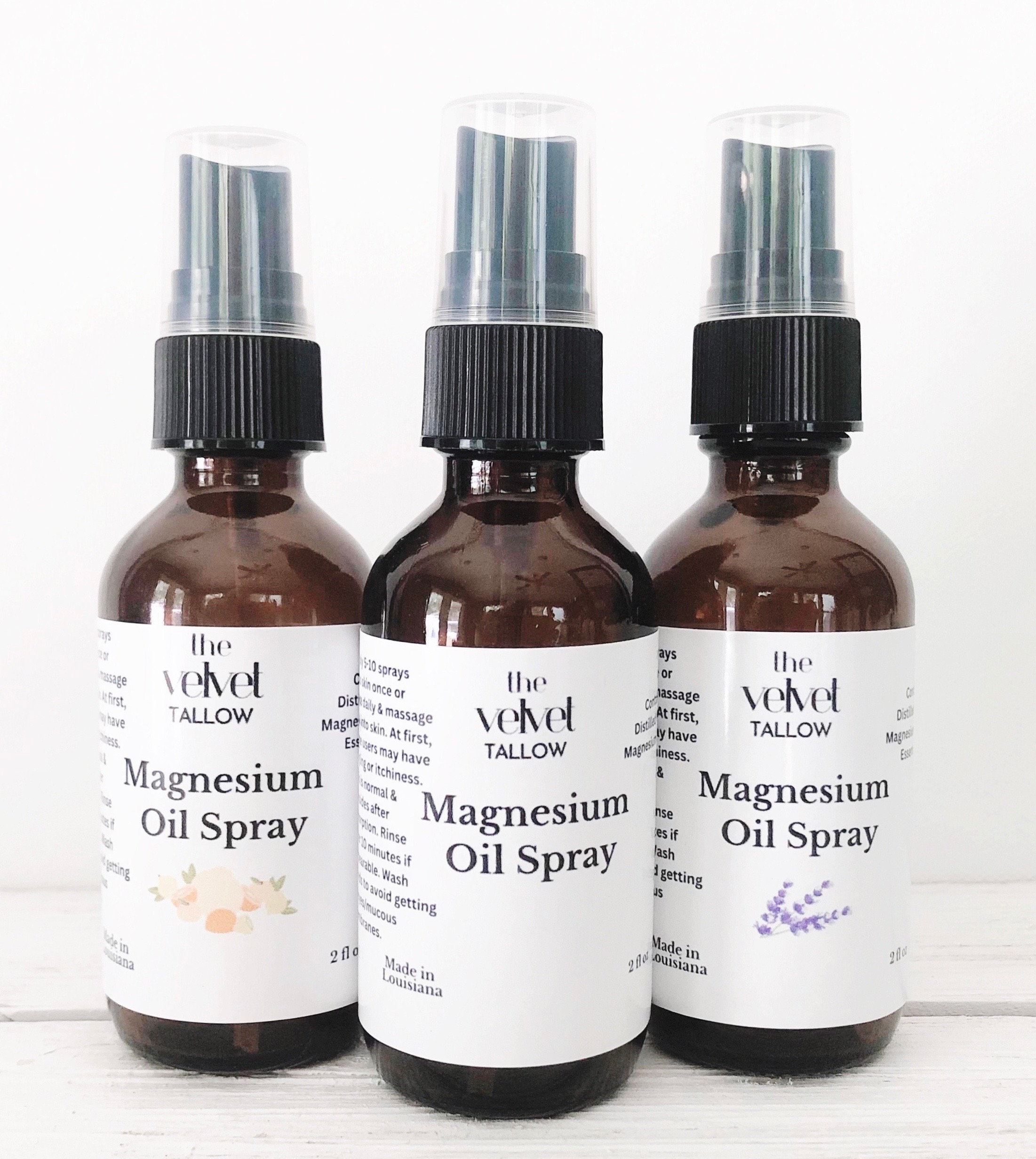 Magnesium Oil Spray, 2oz 4oz, Glass Spray Bottle, Transdermal Magnesium ...