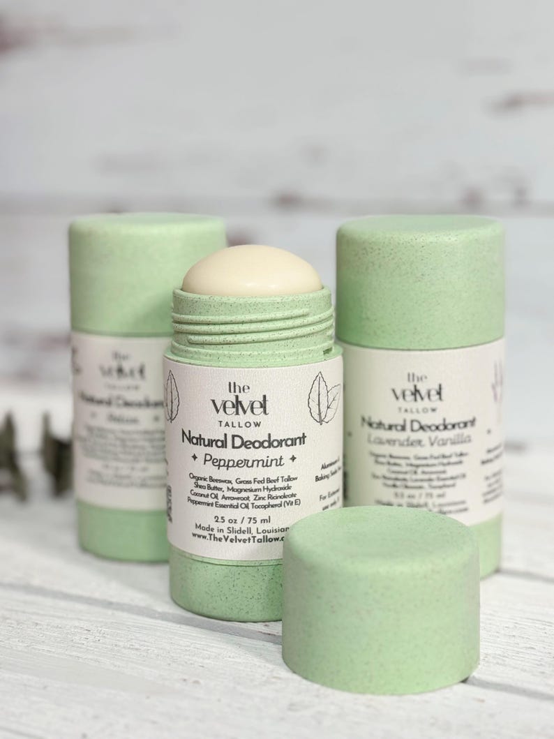 Natural Deodorant With Grass Fed Tallow That Works, Pick Any 2 ...