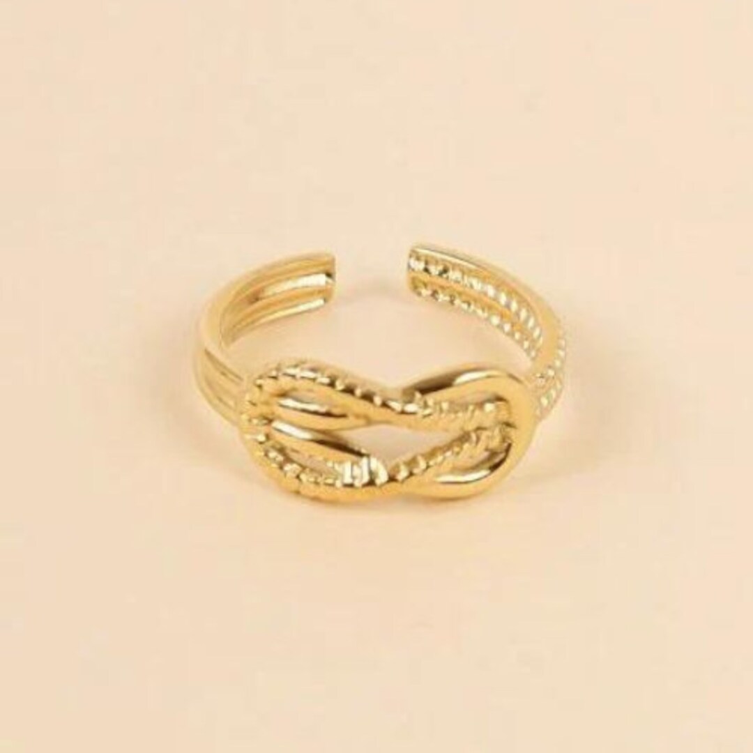 Double Knot Gold Ring - Etsy