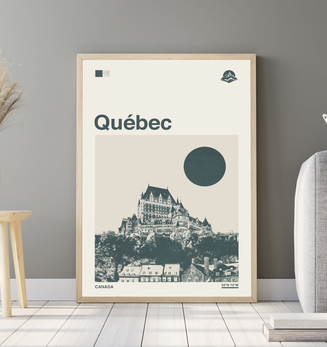 Québec Poster Québec Travel Poster Québec Travel Québec - Etsy