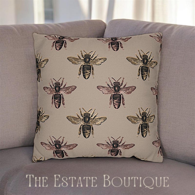 Bee Throw Pillow - Etsy