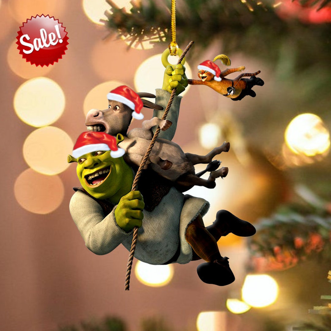 Shrek Ornament Christmas Ornament Personalized Shrek - Etsy