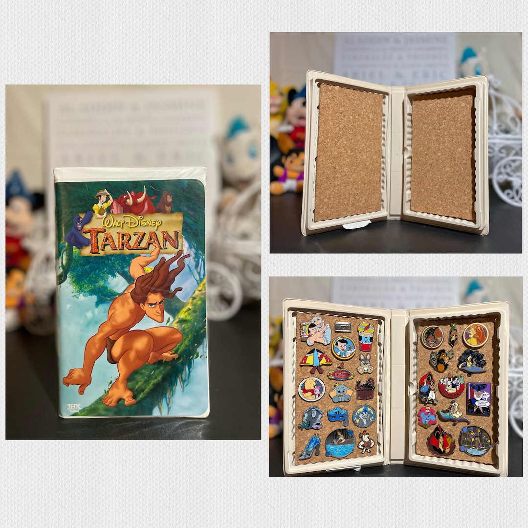 Tarzan VHS Disney Pin Trading Display Carrying Case - Etsy