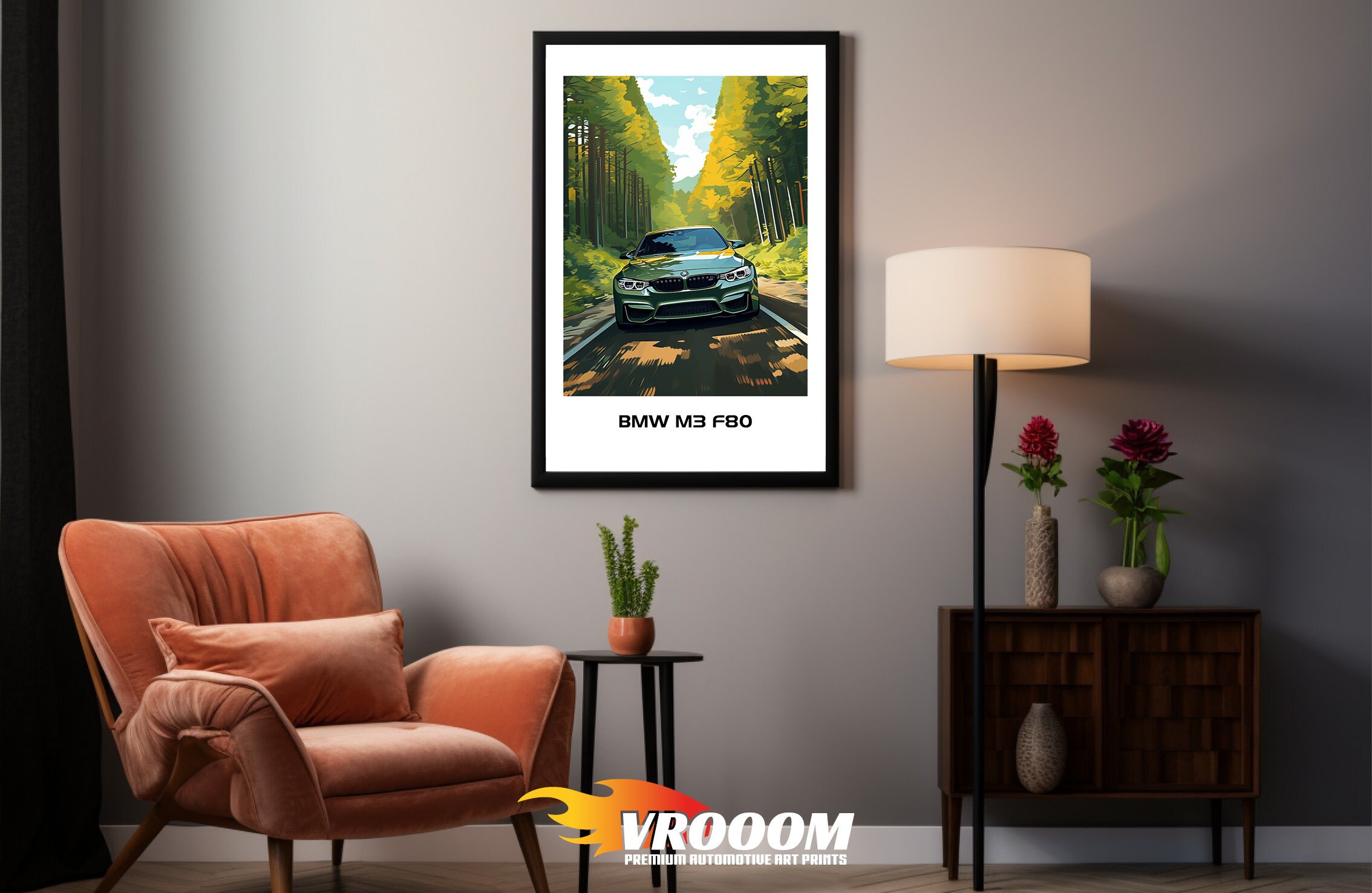 BMW 3 Series M3 F80 Travel Style Poster Print Wall Art - Etsy