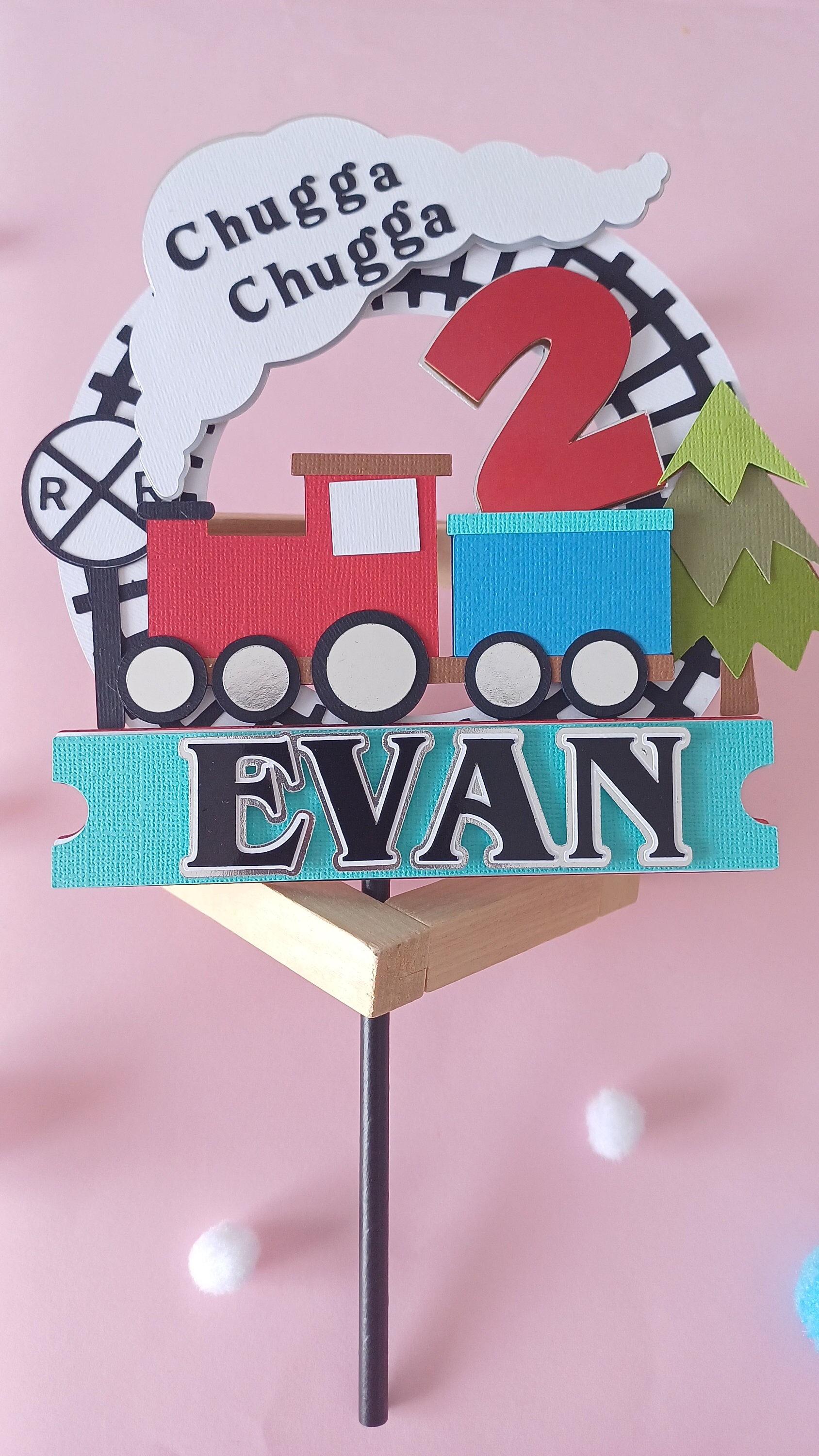 Train Digital Cake Topper File .svg & Silhouette Studio Cut Files ...