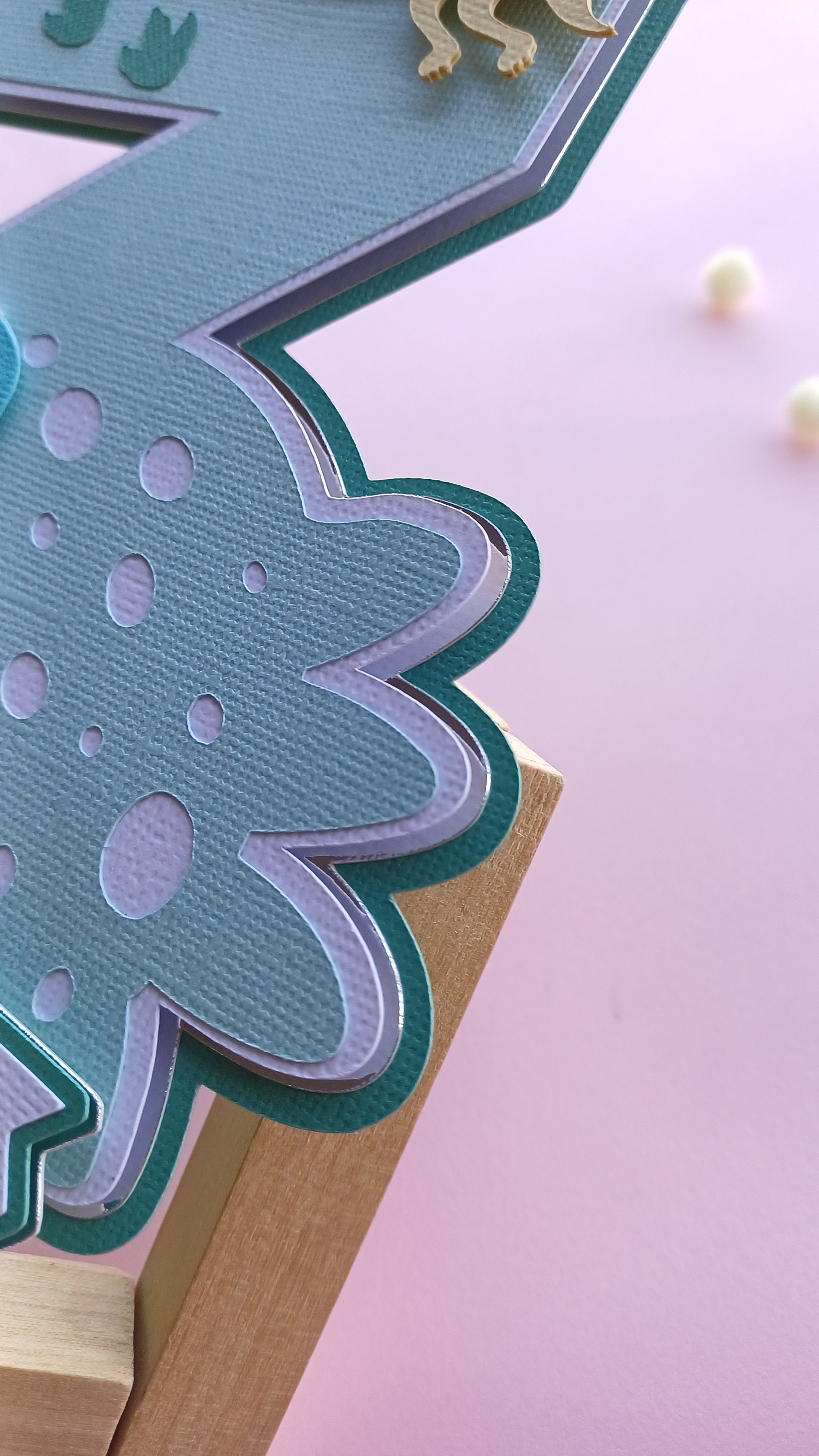 Dinosaur Birthday Cake Topper SVG - Number 3, Cricut/silhouette ...